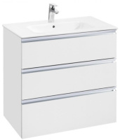 Тумба под раковину 80см Roca The Gap 857553806 белый глянец купить в ...